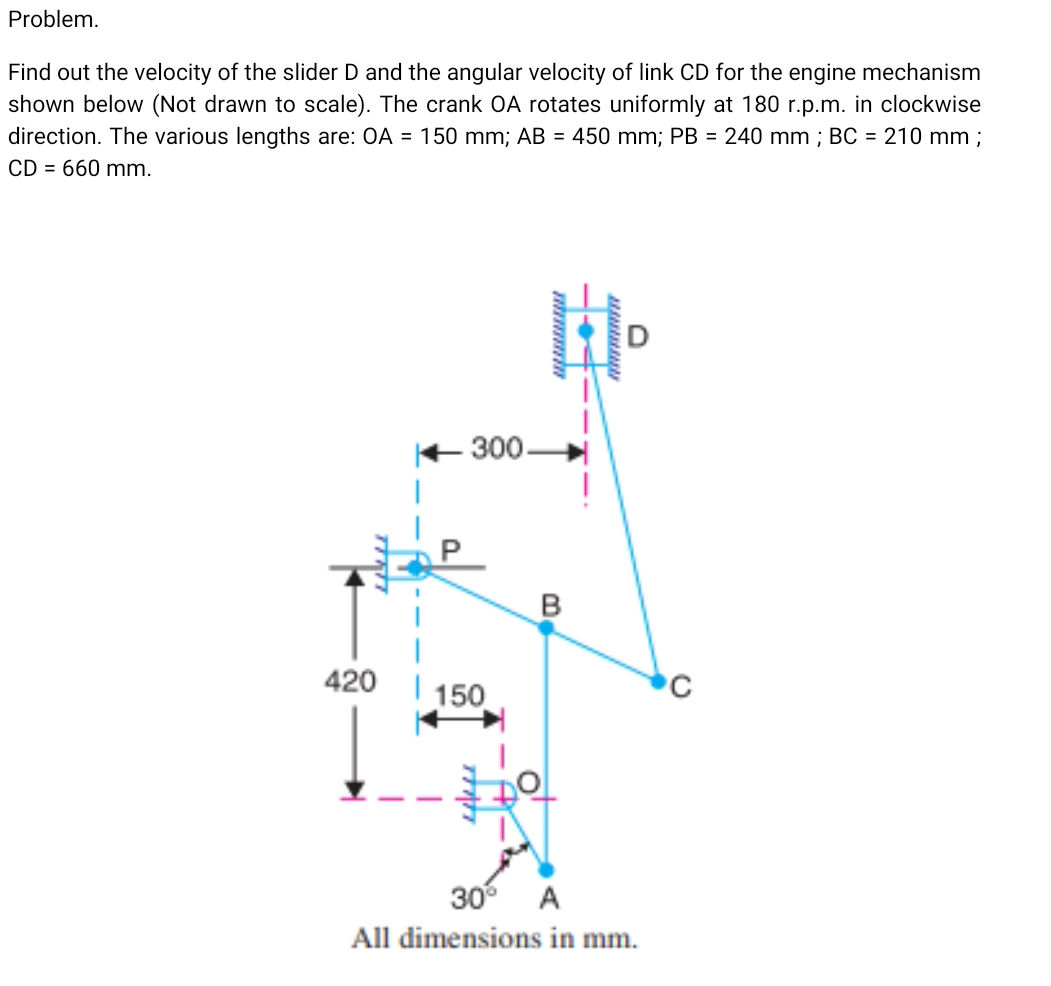 Find out the velocity of the slider D and | StudyX