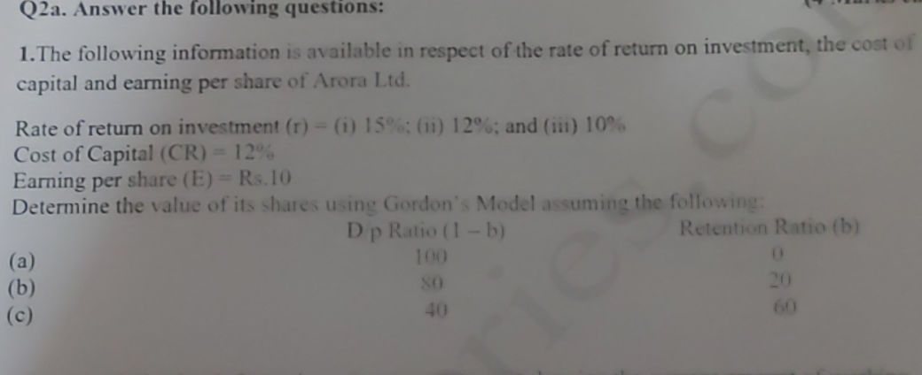 1. The following information is available in | StudyX