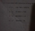 4.1 Calculate with columns or long divis