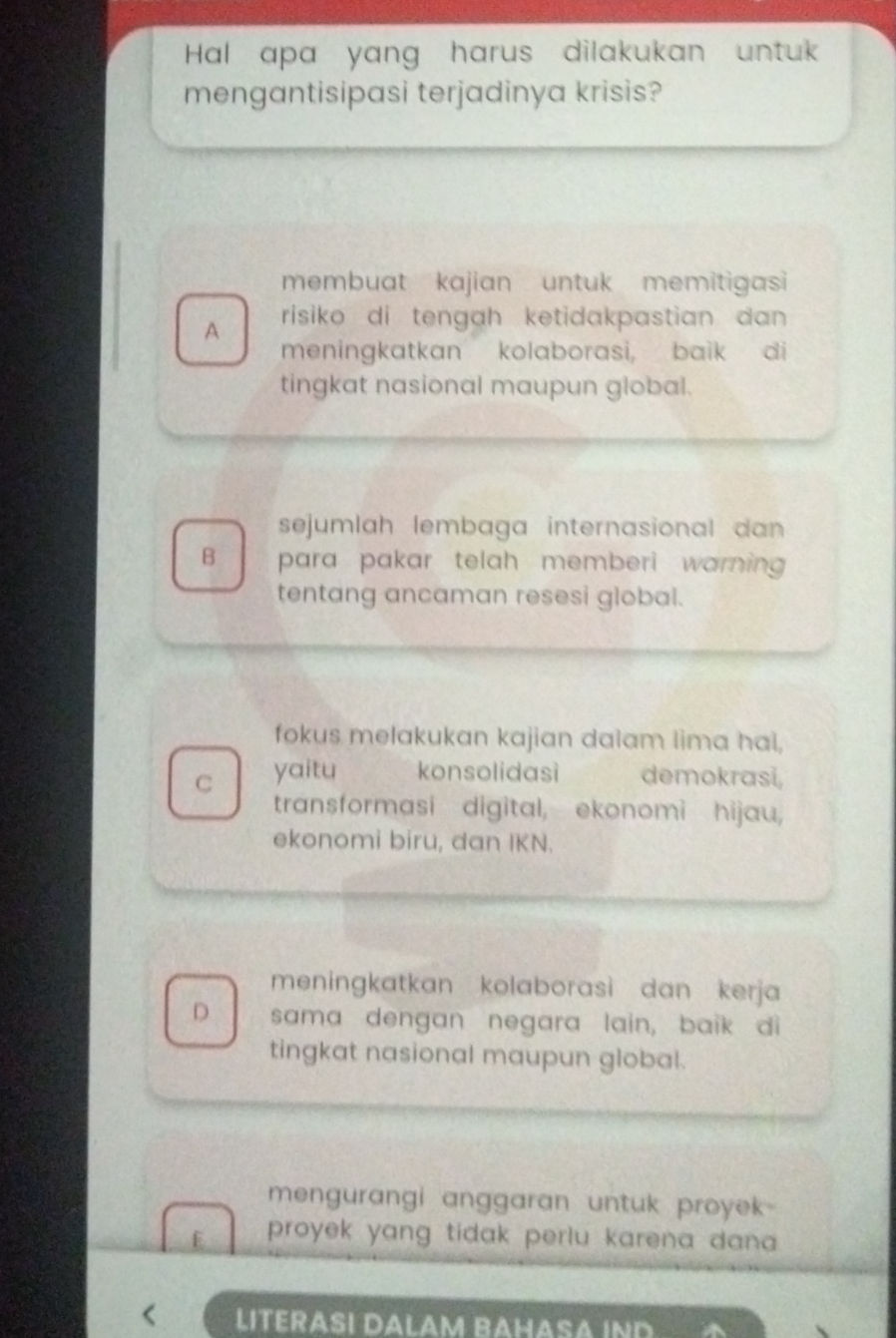 Hal apa yang harus dilakukan untuk | StudyX