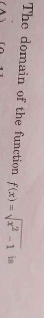 The domain of the function $f(x) = {x^2 - | StudyX