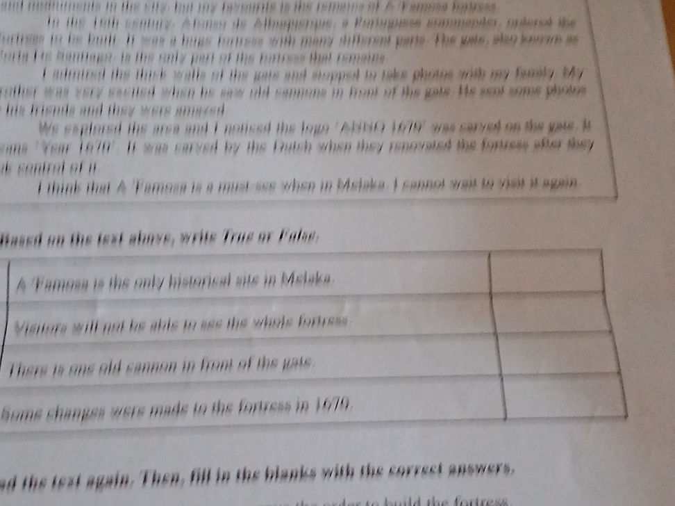 Based on the text above, write True or | StudyX