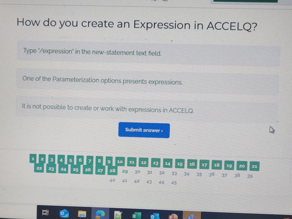 How do you create an Expression in ACCELQ? | StudyX