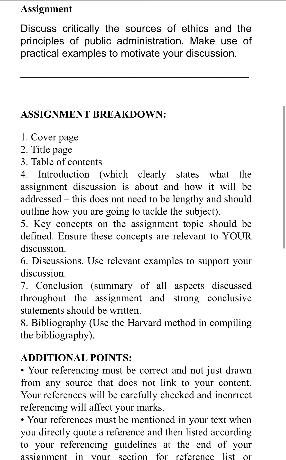 Assignment Discuss critically the sources of | StudyX