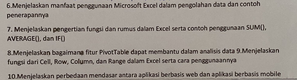 6. Menjelaskan manfaat penggunaan Microsoft | StudyX