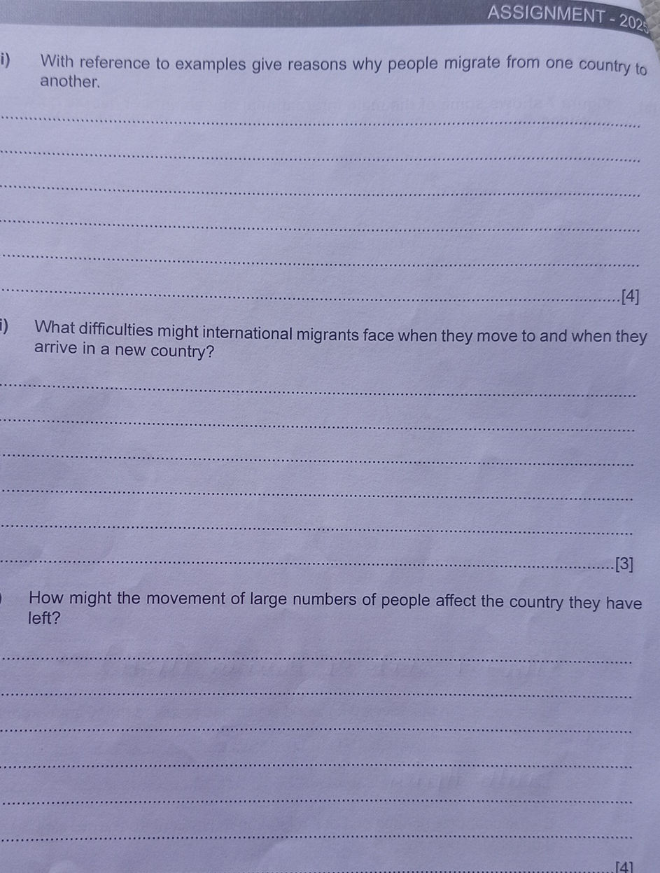 i) With reference to examples give reasons | StudyX