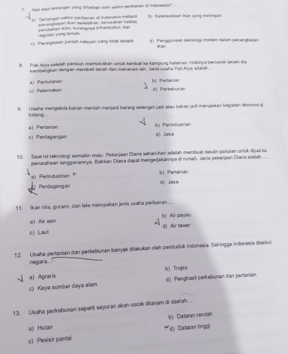 7. Apa saja tantangan yang dihadapi oleh | StudyX