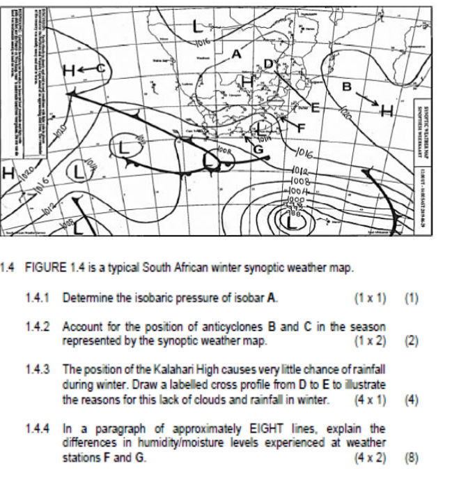 1.4 FIGURE 1.4 is a typical South African | StudyX