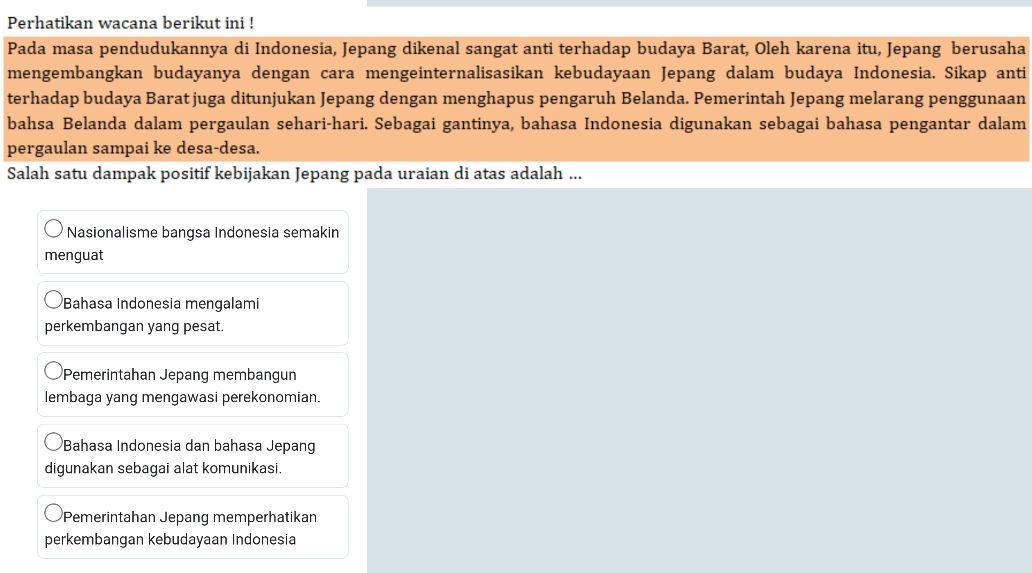 Perhatikan wacana berikut ini! Pada masa | StudyX