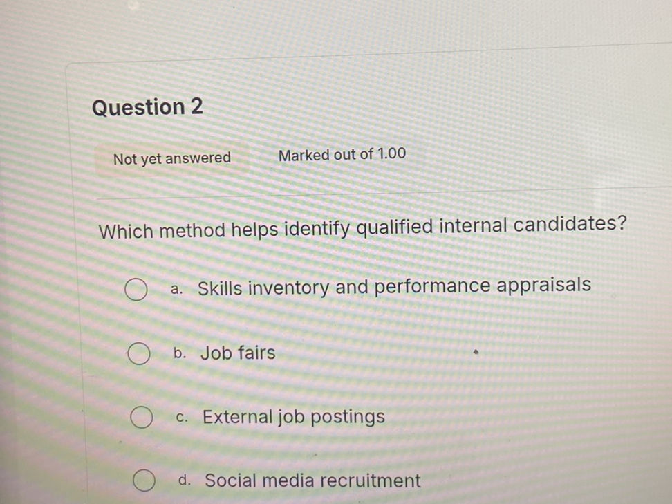 Which method helps identify qualified | StudyX