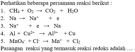 Perhatikan beberapa persamaan reaksi | StudyX