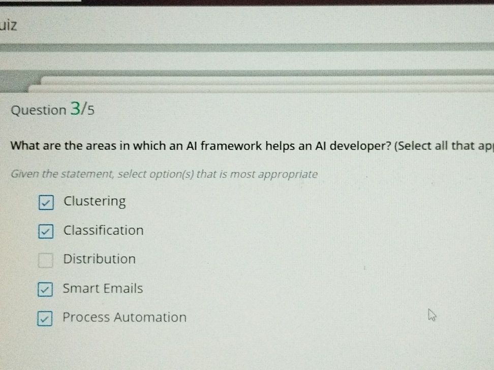 What are the areas in which an Al framework | StudyX