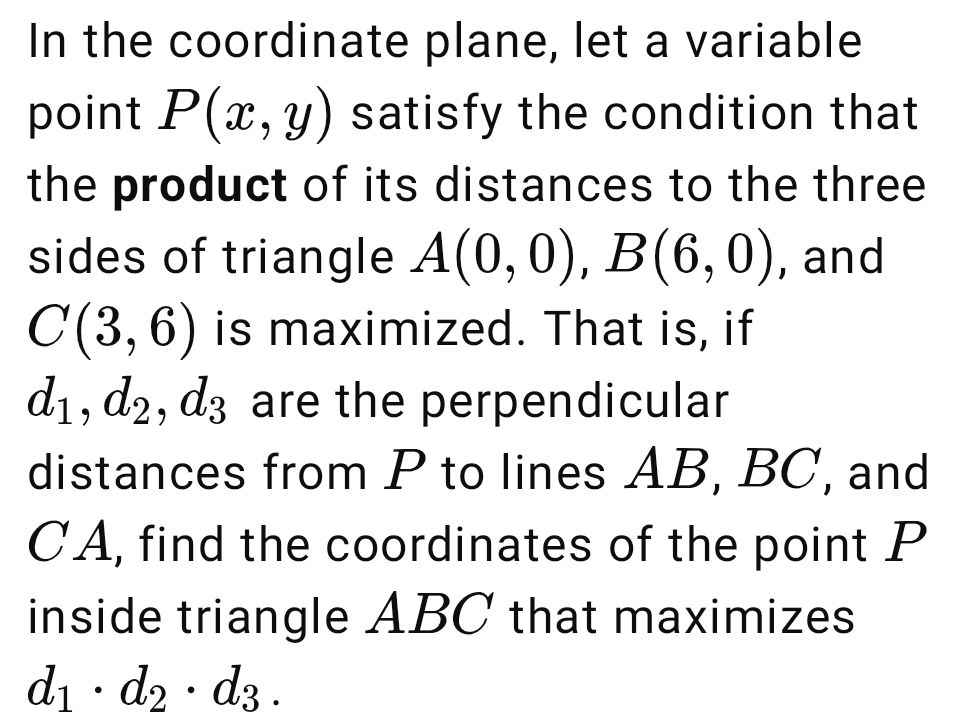 In the coordinate plane, let a variable | StudyX
