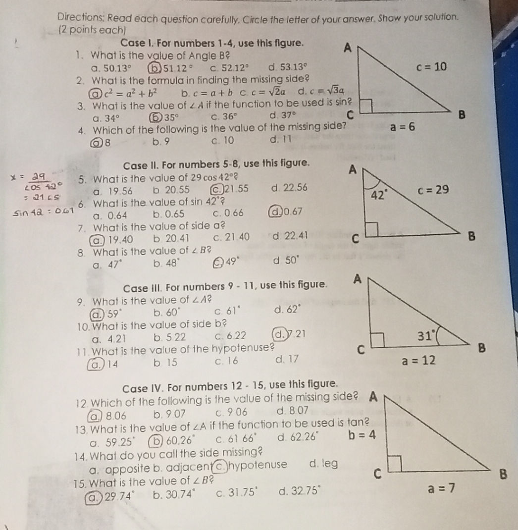 Directions: Read each question carefully. | StudyX