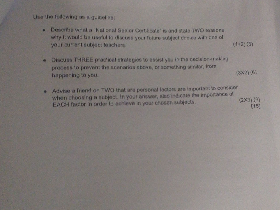 Use the following as a guideline: * | StudyX