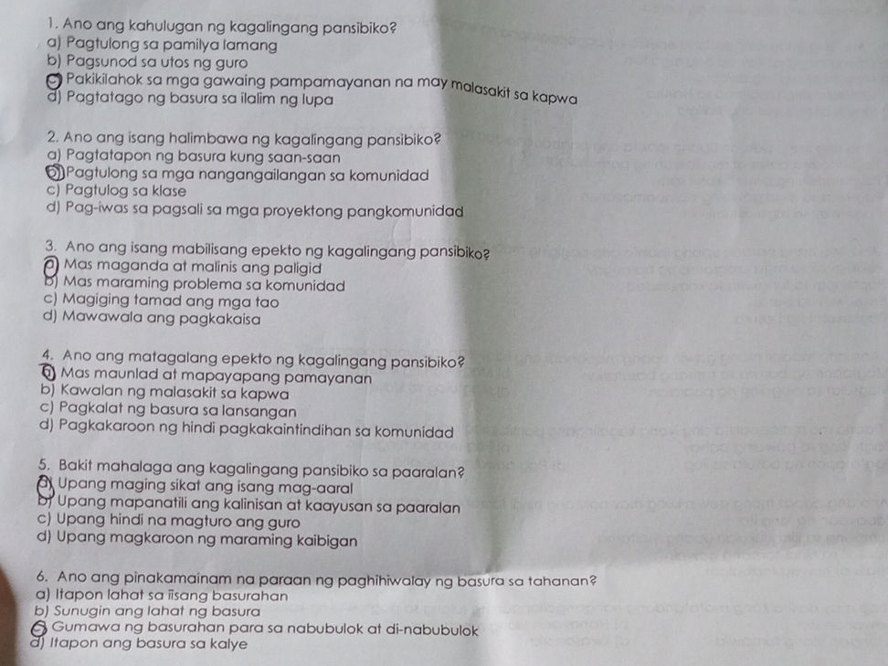 1. Ano ang kahulugan ng kagalingang | StudyX