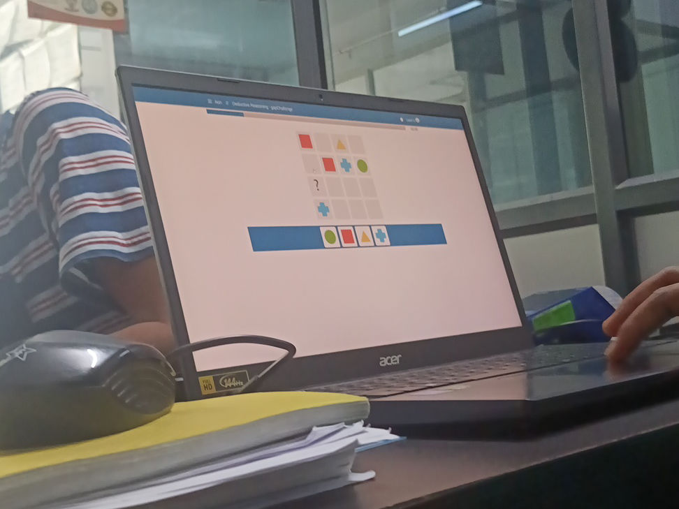 The image shows a pattern recognition | StudyX