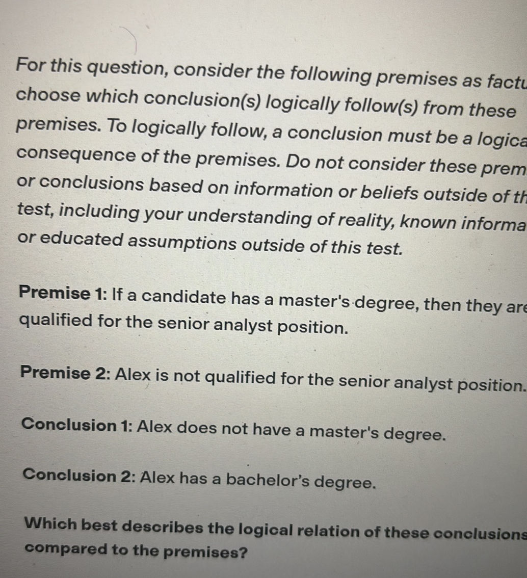 For this question, consider the following | StudyX