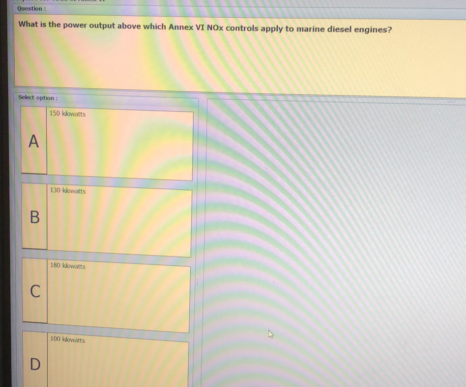 What is the power output above which Annex | StudyX