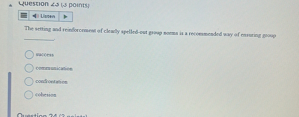 The setting and reinforcement of clearly | StudyX
