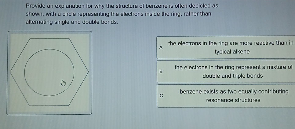 Provide an explanation for why the structure | StudyX
