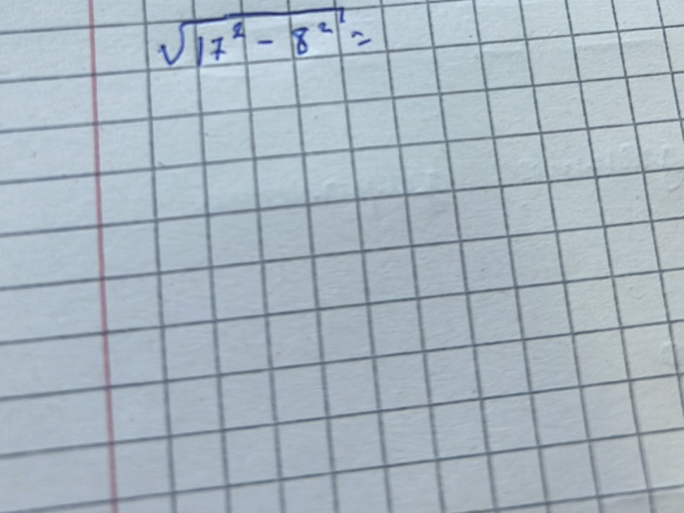 Calculate the square root of 17 squared | StudyX