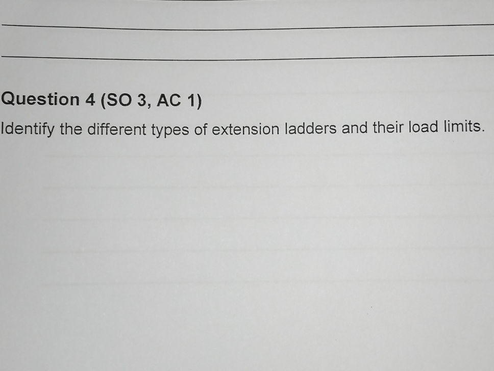 Question 4 (SO 3, AC 1) Identify the | StudyX