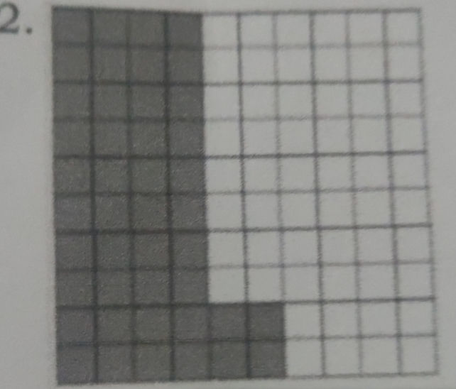 The image shows a grid of 10x10 squares. | StudyX