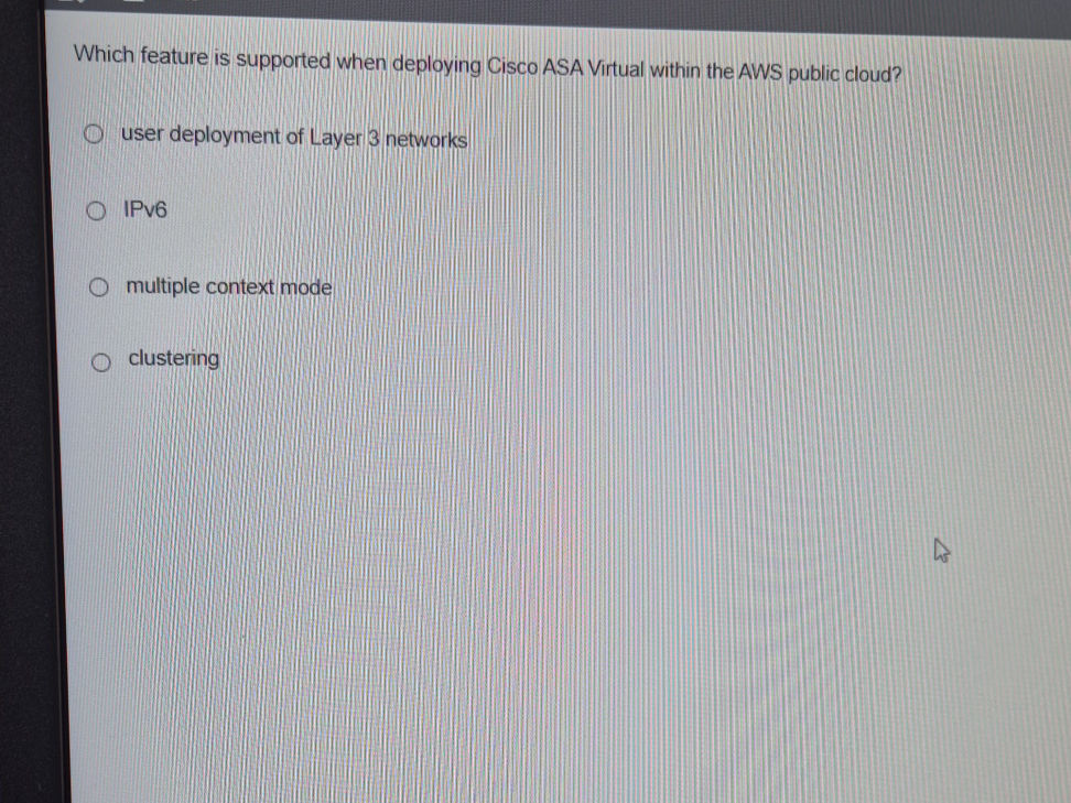 Which feature is supported when deploying