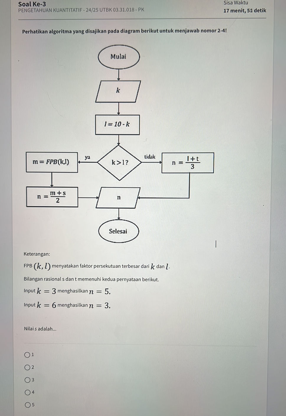 Perhatikan algoritma yang disajikan pada | StudyX