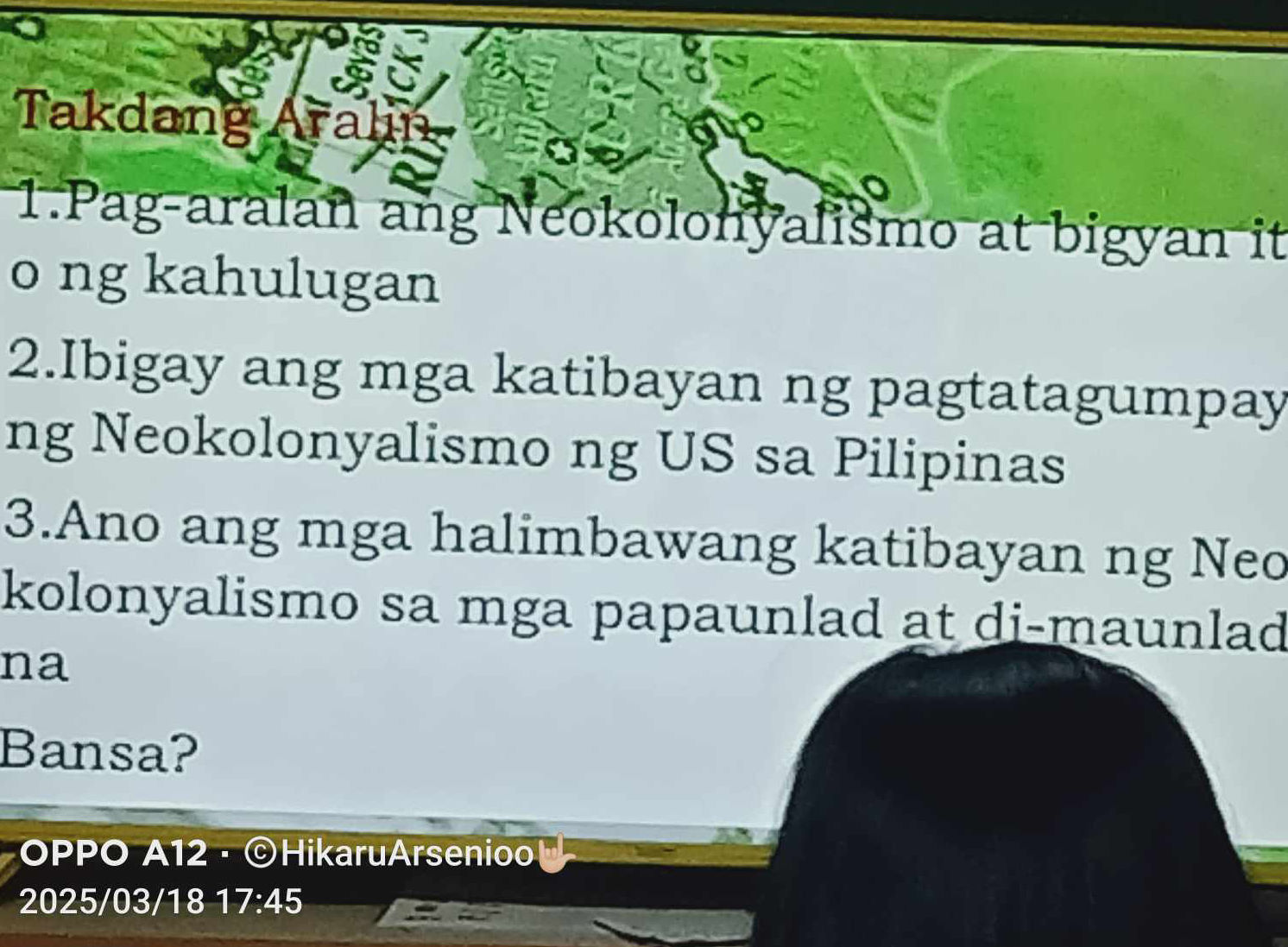 1. Pag-aralan ang Neokolonyalismo at bigyan | StudyX