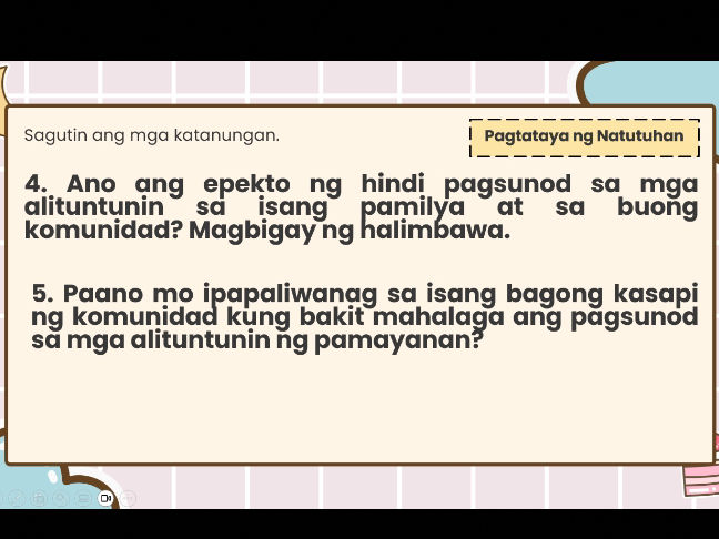 4. Ano ang epekto ng hindi pagsunod sa mga | StudyX 4. Ano ang epekto ng hindi pagsunod sa mga | StudyX