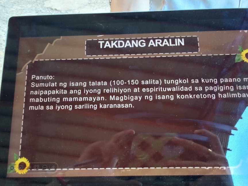 Panuto: Sumulat ng isang talata (100-150 | StudyX