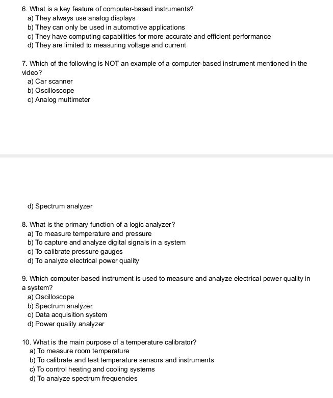 6. What is a key feature of computer-based | StudyX