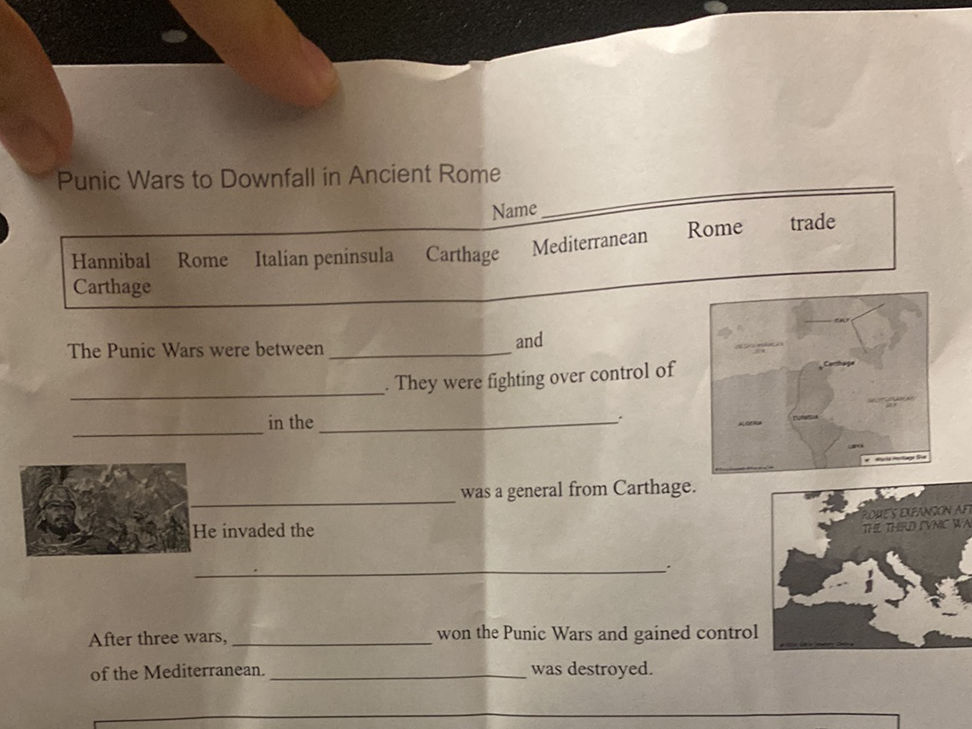 Punic Wars to Downfall in Ancient Rome | | StudyX
