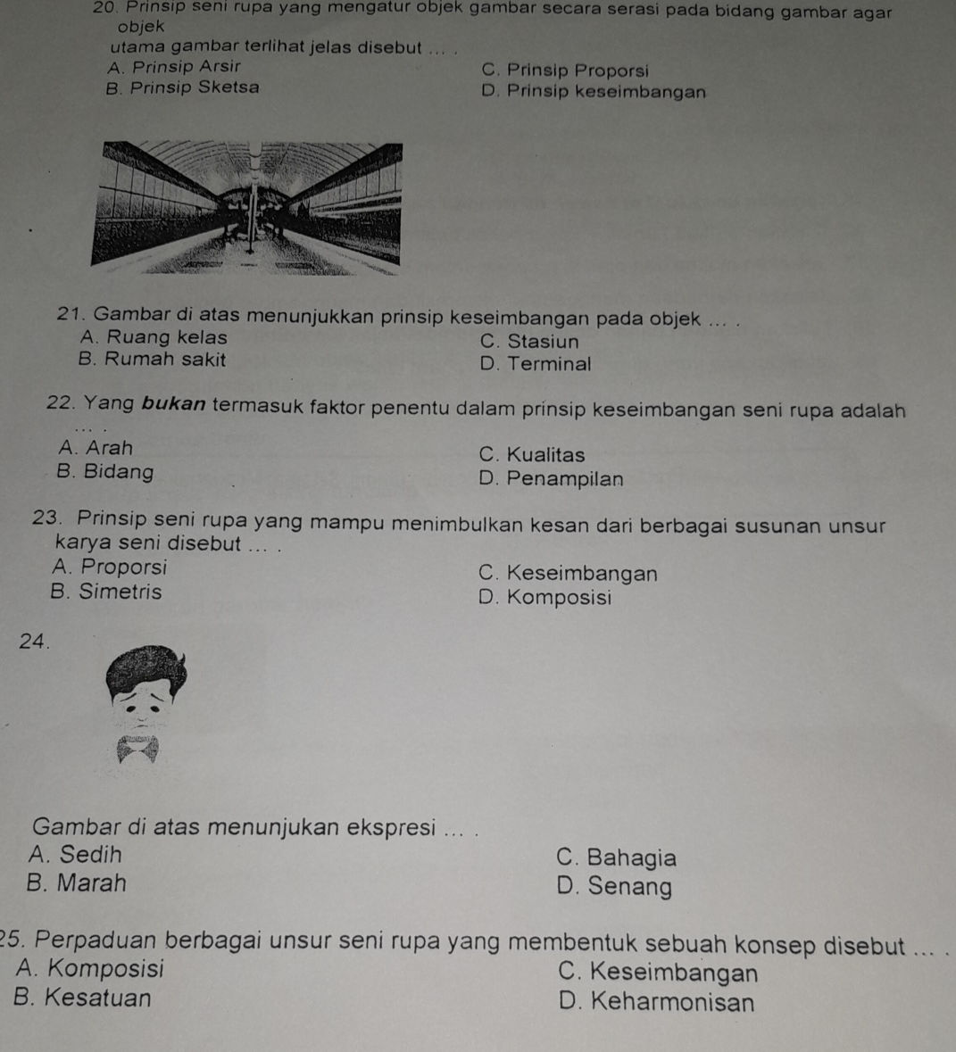 20. Prinsip seni rupa yang mengatur objek | StudyX