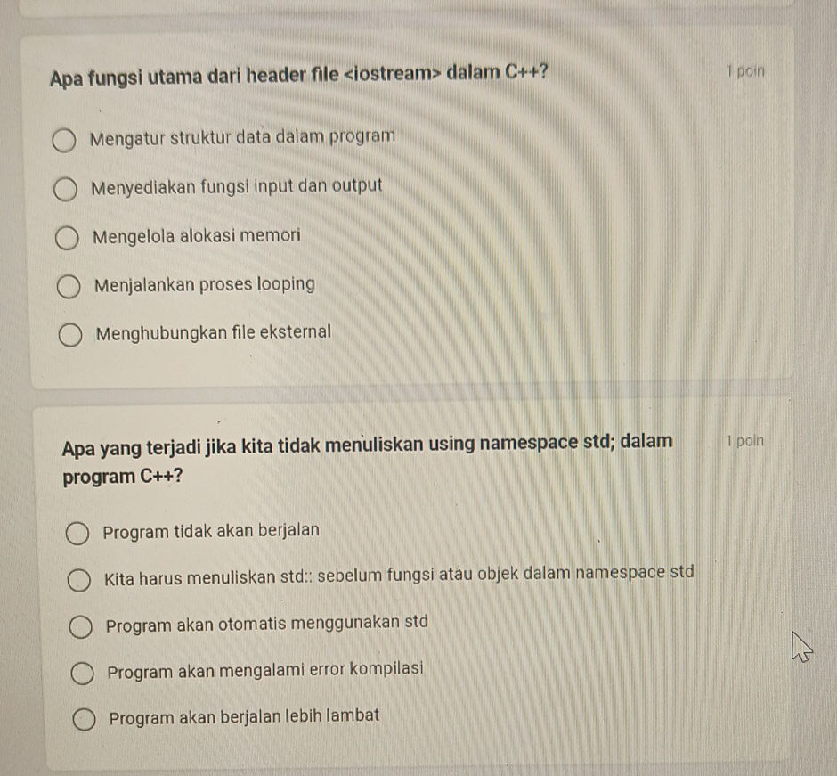 Apa fungsi utama dari header file dalam | StudyX
