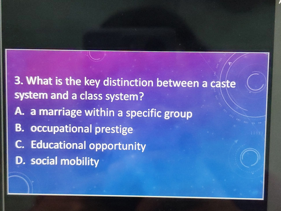 3. What is the key distinction between a | StudyX