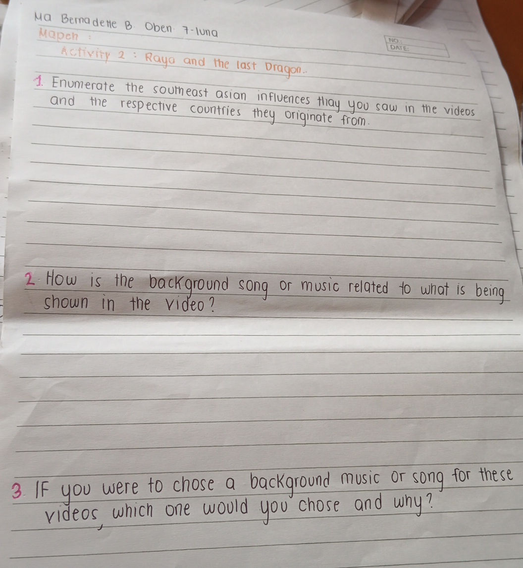 1. Enumerate the southeast asian influences | StudyX