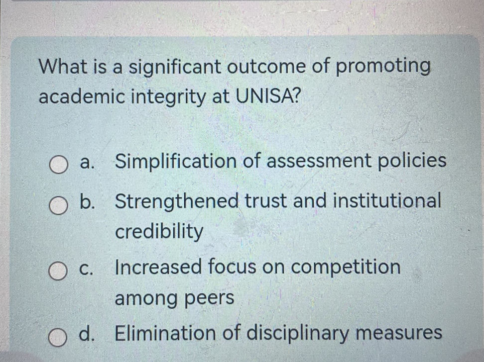 What is a significant outcome of promoting | StudyX