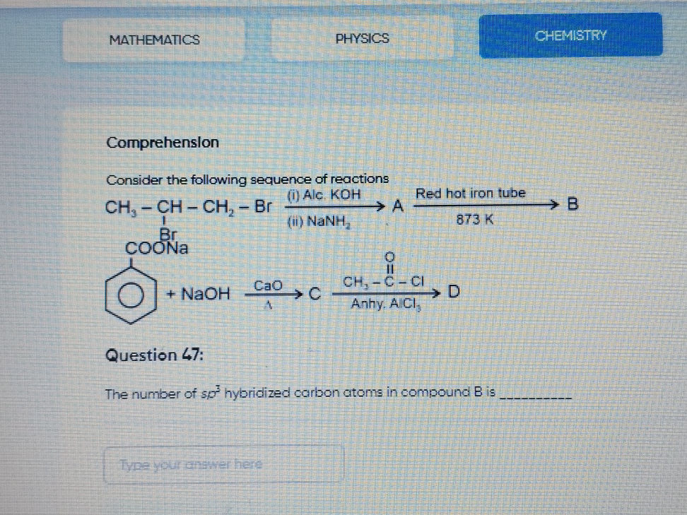 Consider the following sequence of reactions | StudyX