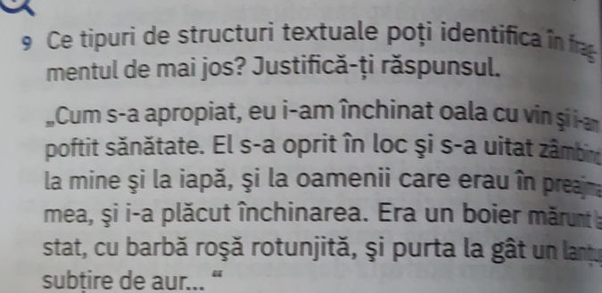 9 Ce tipuri de structuri textuale poți | StudyX