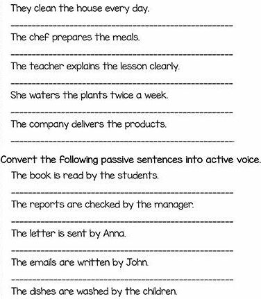 Convert the following passive sentences into | StudyX