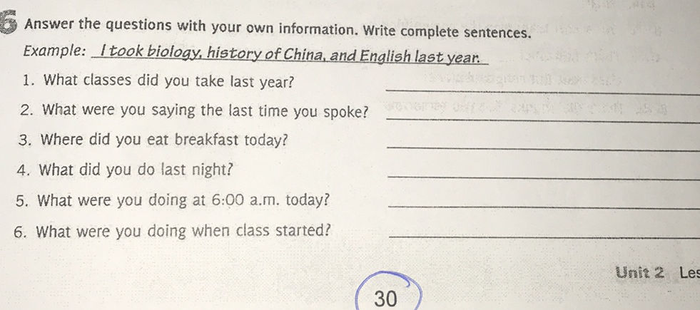 Answer the questions with your own | StudyX