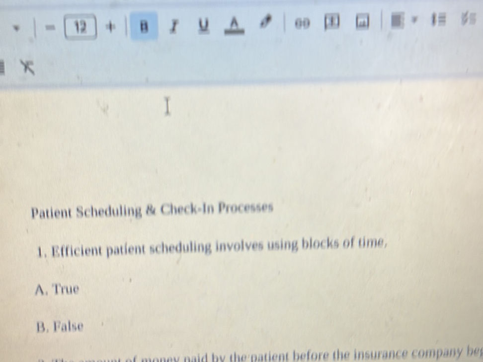 Patient Scheduling Check-In Processes 1. | StudyX