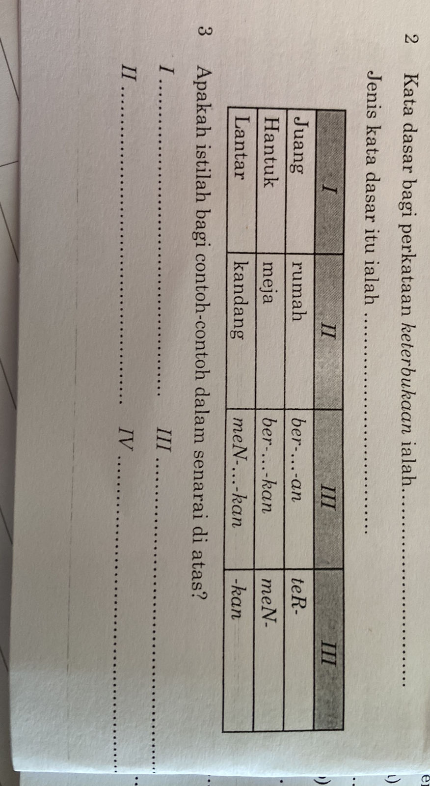 2 Kata dasar bagi perkataan keterbukaan | StudyX