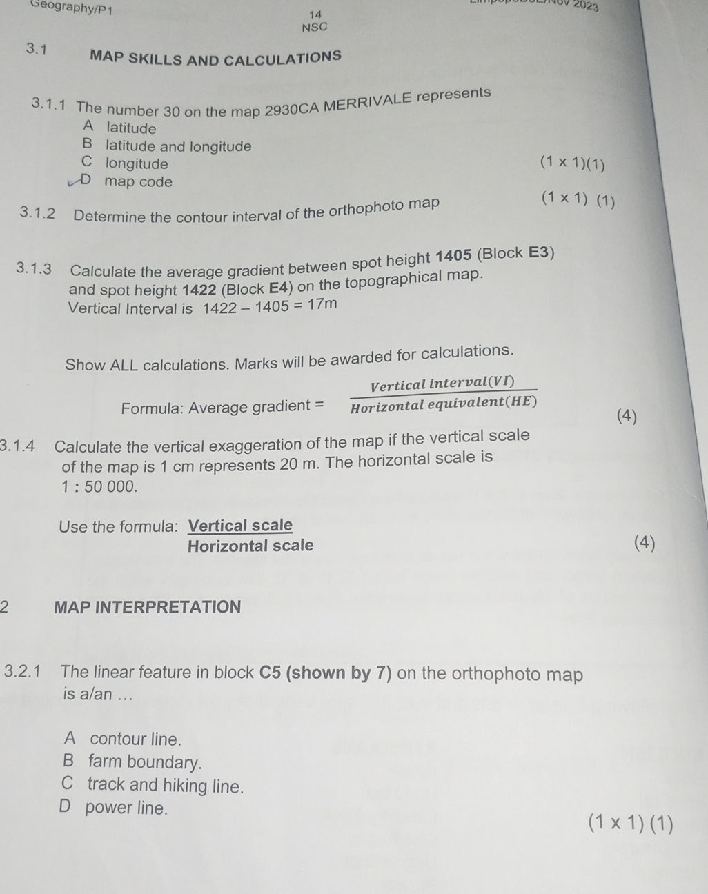 3.1.1 The number 30 on the map 2930CA | StudyX