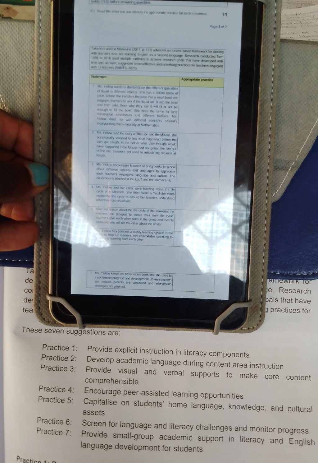 2.1 Read the short text and identify the | StudyX