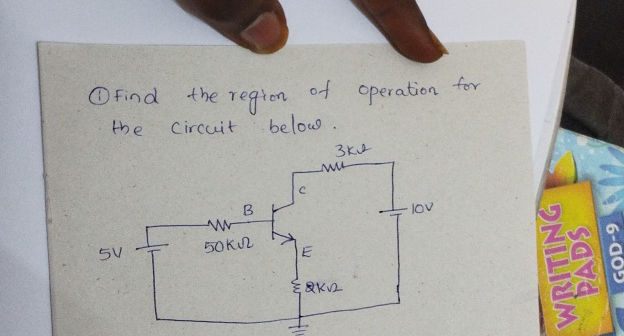 (1) Find the region of operation for the | StudyX
