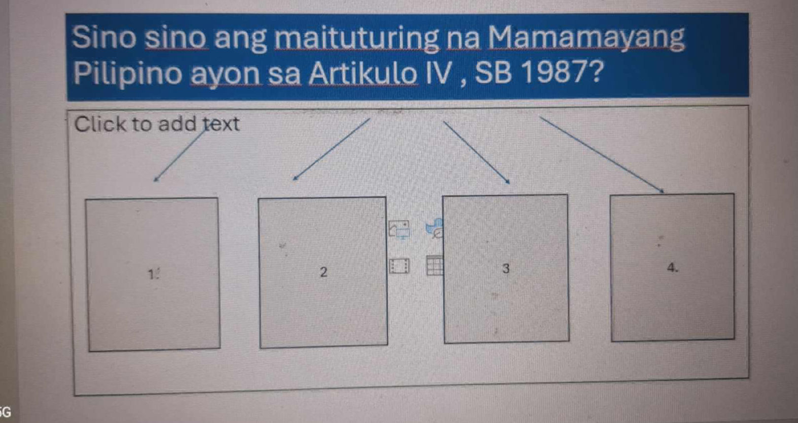 Sino sino ang maituturing na Mamamayang | StudyX